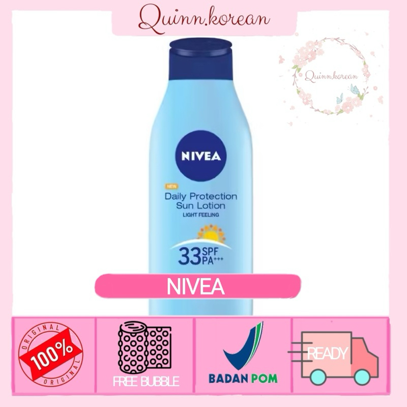 Jual Nivea Body Lotion Daily Protection Sub SPF 33 PA++++ 100ml ...
