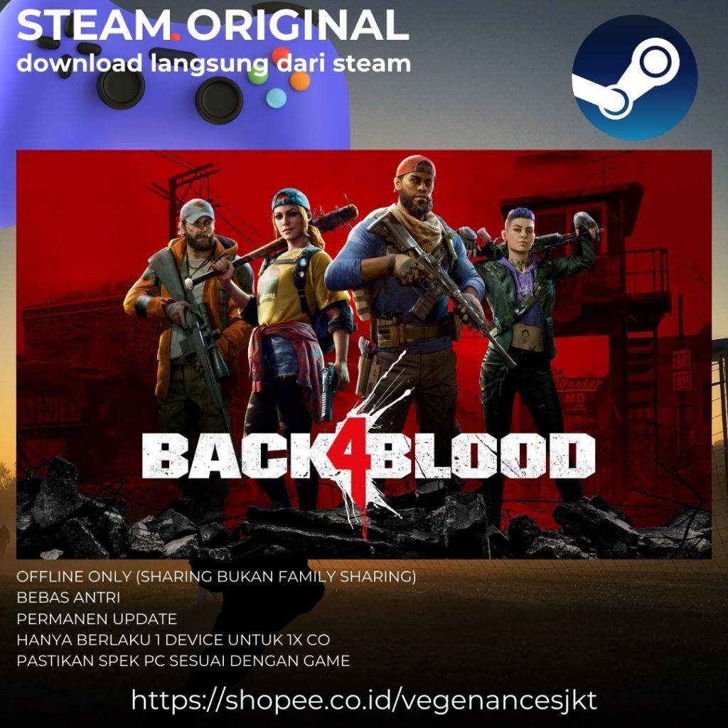 Jual back 4 blood PC Game Sharing Original + Latest Update | Shopee ...