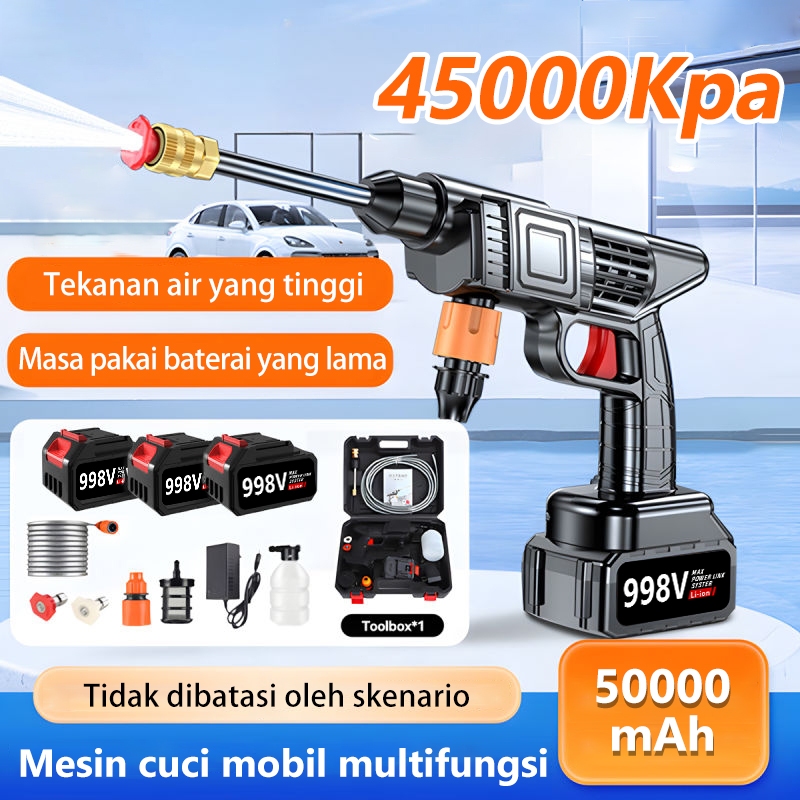 Jual Lekepu Alat Cuci Mobil Pistol Air Tekanan Tinggi 998V 130Bar Mesin ...