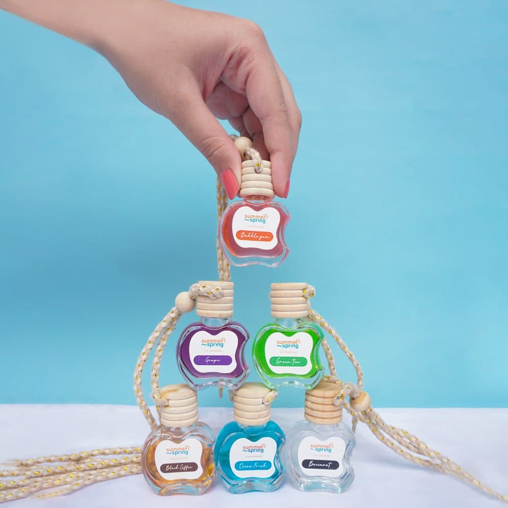 Jual Summer Spring Parfum Mobil Gantung Aromaterapi Pewangi Botol Apel ...