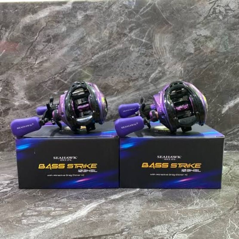Jual Reel Bc Seahawk Bass Strike 103 Hsl | Shopee Indonesia