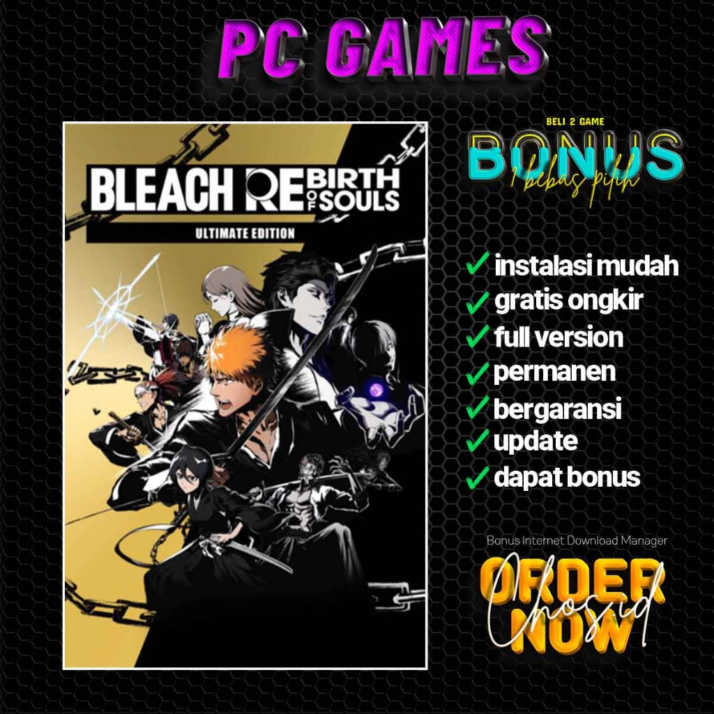 Jual BLEACH Rebirth of Souls Ultimate Edition | Game PC - Laptop | Shopee Indonesia