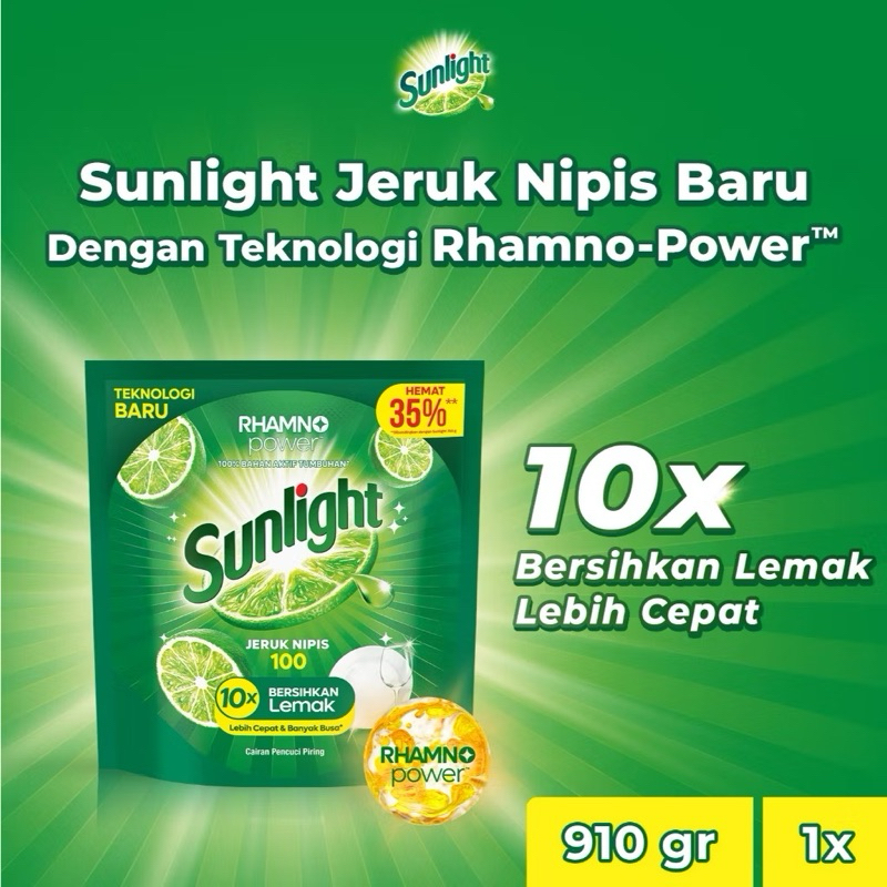 Jual SUNLIGHT SABUN CUCI PIRING JERUK NIPIS REFILL 370ML | Shopee Indonesia