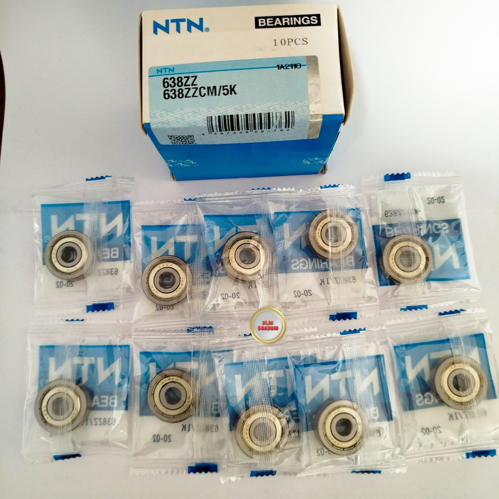 Jual Bearing 638 ZZ Laher 638ZZ Tutup Besi (ID 8mm, OD 28mm, T 9mm ...