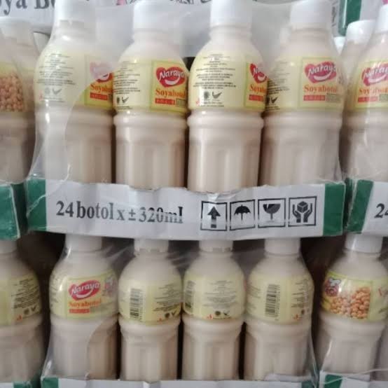 Jual Naraya Soya Susu Kedelai 320ml x 24 Botol (1 Dus) | Shopee Indonesia
