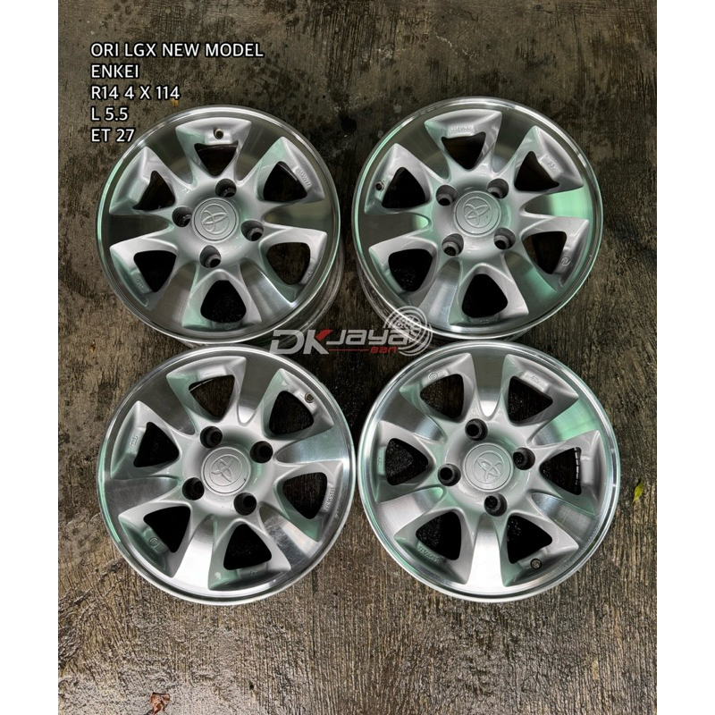 Jual VELG ORI Kijang LGX New model ENKEI R14 4x114 (HARGA UNTUK 4PCS ...