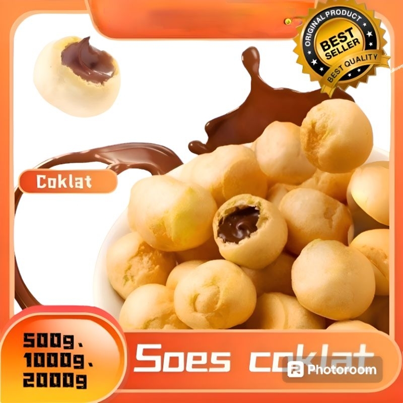Jual soes coklat malona camilan jajanan snack coklat soes | Shopee ...