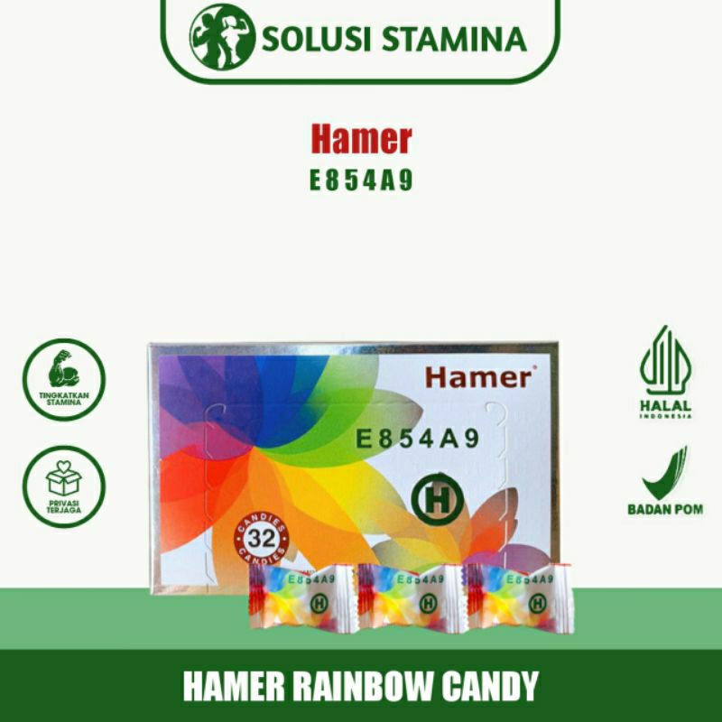 Jual Hammer Rainbow Permen Kopi Ginseng - 1 Box Isi 32 Permen | Shopee ...