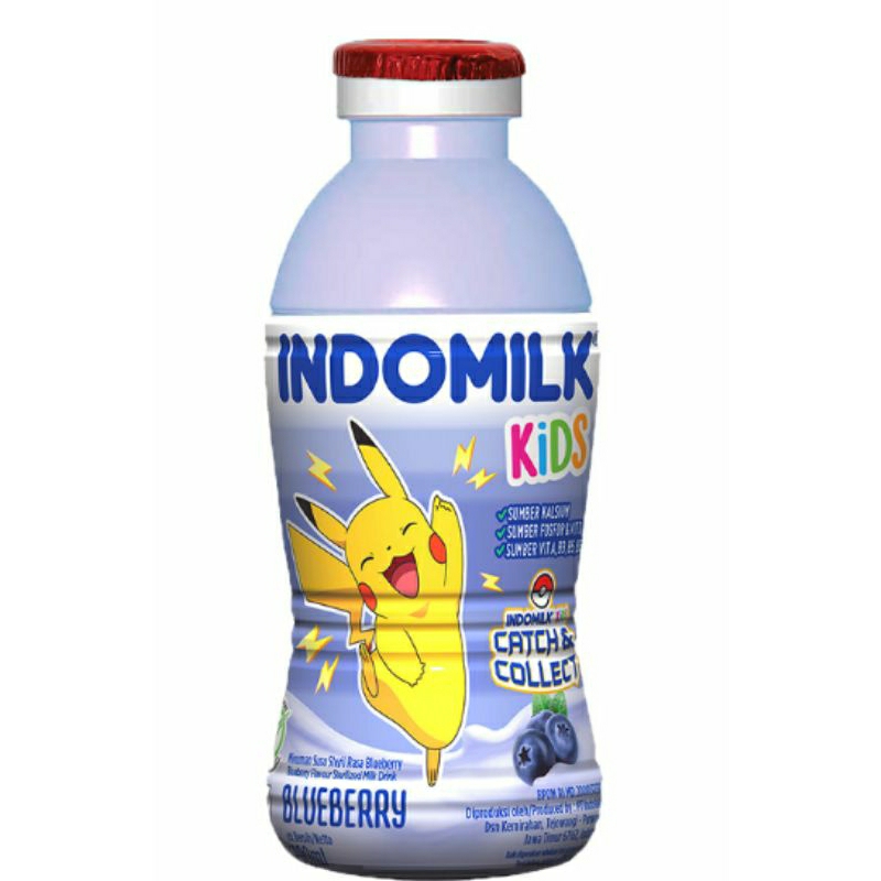 Jual Indomilk kids susu uht blueberry 190ml | Shopee Indonesia
