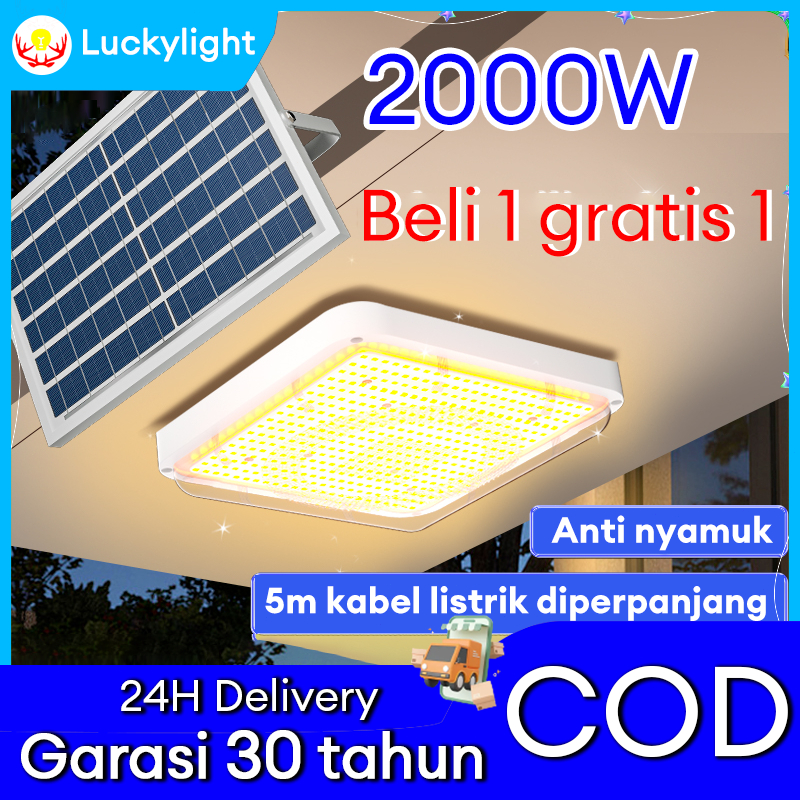 Jual 【Garansi 30 Tahun】Lampu Tenaga Surya Lampu Plafon solar ceiling ...