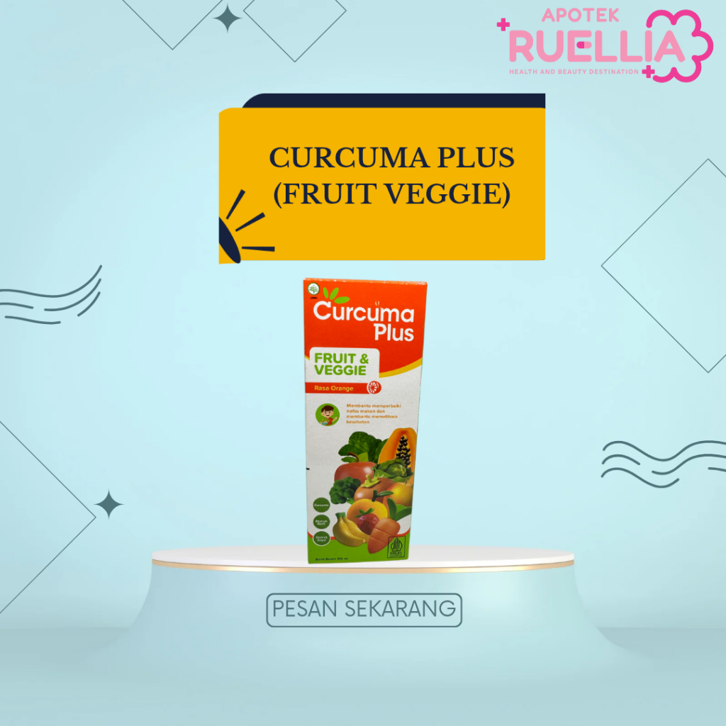 Jual Curcuma Plus Fruit & Vegie Multivitamin Ekstrak Buah dan Sayur ...