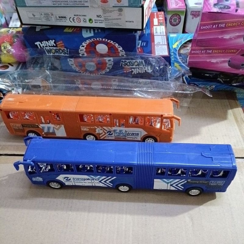 Jual MB107 - Mainan Mobil Transjakarta Busway | Shopee Indonesia