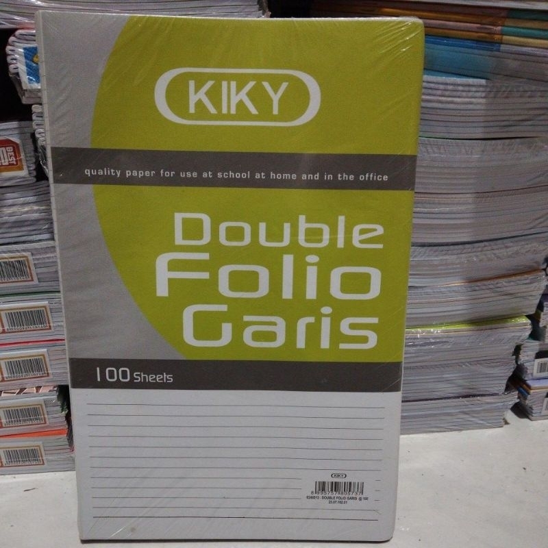 Jual double folio garis 100 lembar | Shopee Indonesia