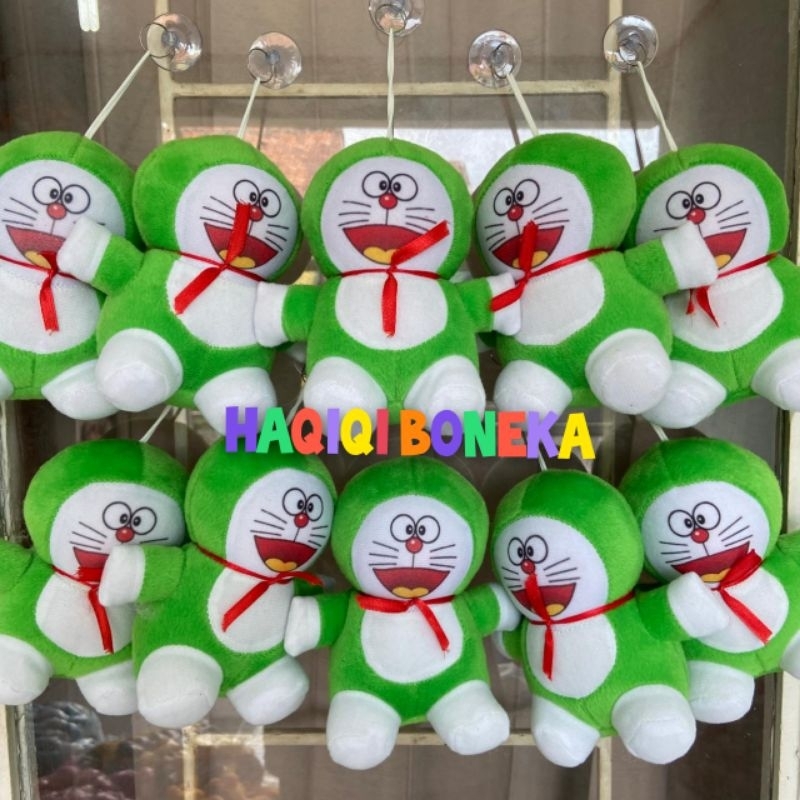 Jual Boneka doraemon gantungan kaca mobil isi 10 pcs free ceplokan ...
