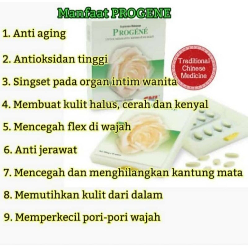 Jual PROGENE Nikmati kulit cantik maksimal dari dalam dan alami ...