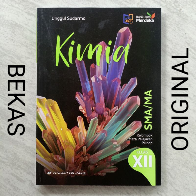 Jual Buku IPA KIMIA Kelas 12 XII 3 III SMA MA Penerbit Erlangga Kurikulum Merdeka Kelompok Mata ...