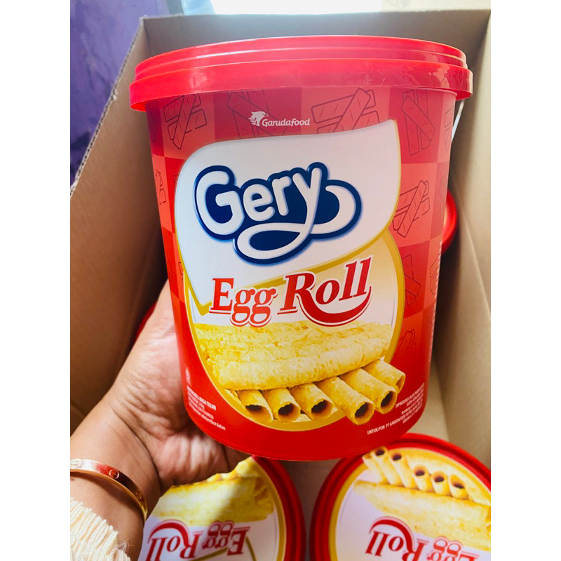 Jual Gery Egg Roll Bucket 210 gr | Shopee Indonesia