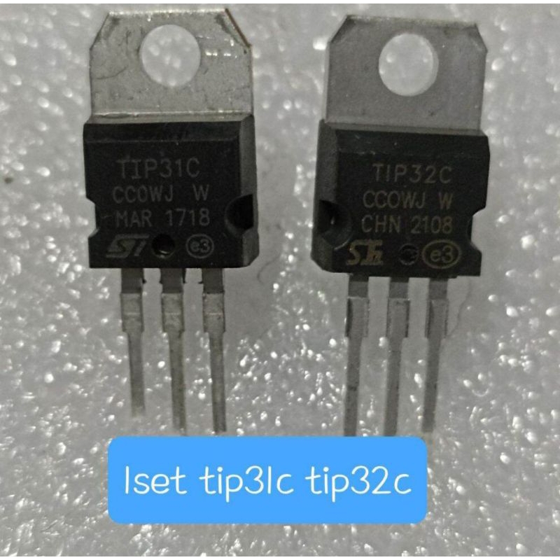 Jual 1SET TRANSISTOR TIP31C TIP32C TIP 31 TIP 32SEPASANG | Shopee Indonesia