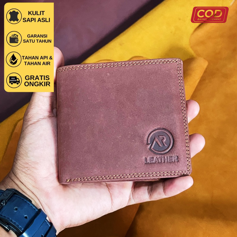 Jual dompet kulit crazy horse sapi original 100% full kulit dompet laki ...