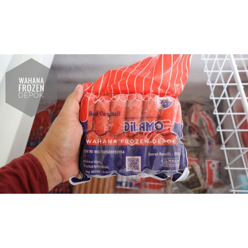 Jual SOSIS DILAMO BEEF COCKTAIL MERAH SOSIS SAPI SOSIS AYAM SOSIS ...