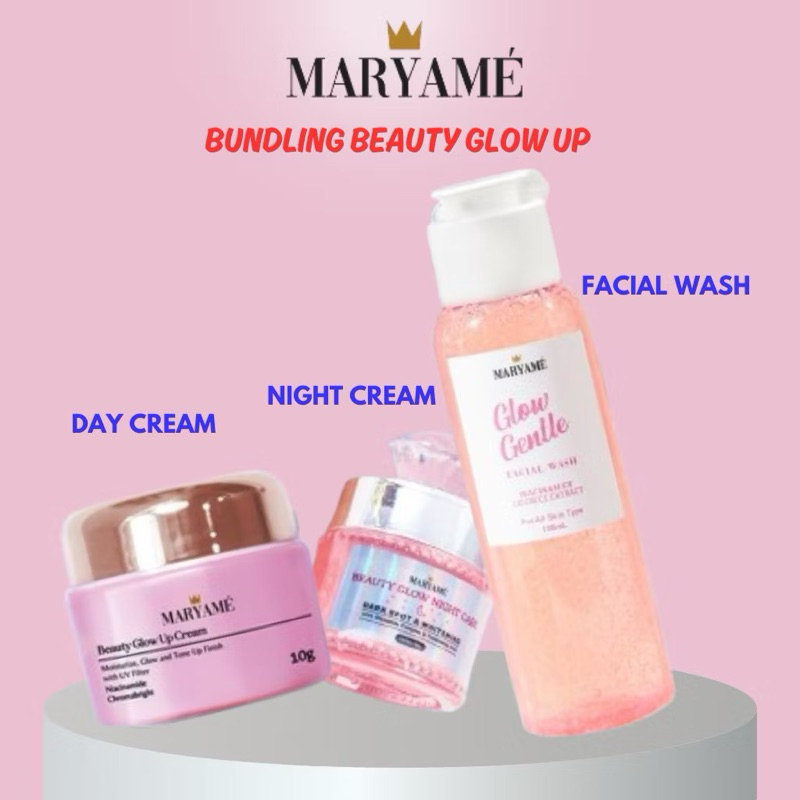 Jual [FREE GIFT]ORYGINAL MARYAME SKINCARE ALL VARIAN BEAUTY GLOW UP ...