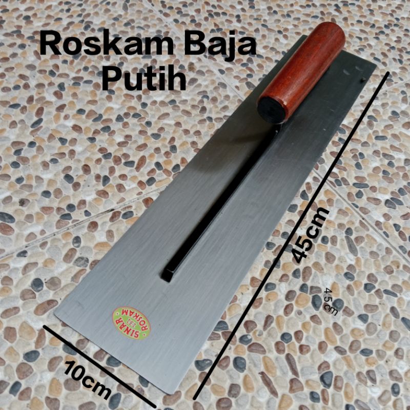 Jual roskam tembok perata semen acian GALUR 45cm ROSKAM BAJA PUTIH ...