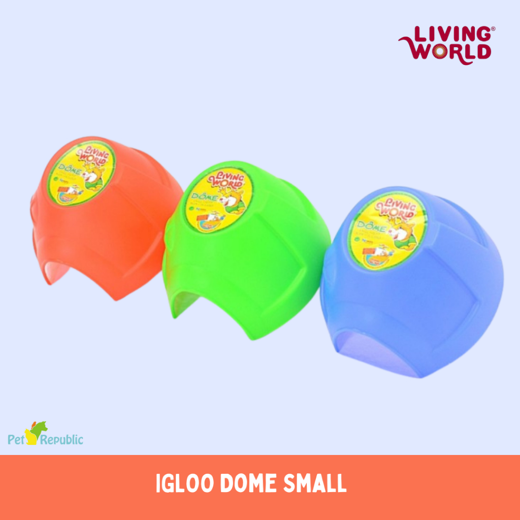 Jual LIVINGWORLD Rumah Hamster Igloo Dome Small | Shopee Indonesia