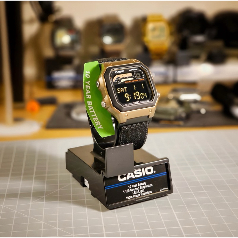 Jual Modified Casio WS-1600, half negative polarised LCD, hydromod ...