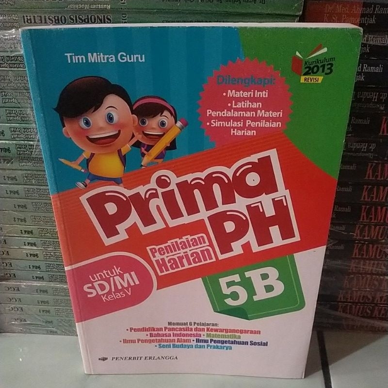 Jual Buku Prima PH 5B Untuk SD MI Kelas V Erlangga Original | Shopee Indonesia
