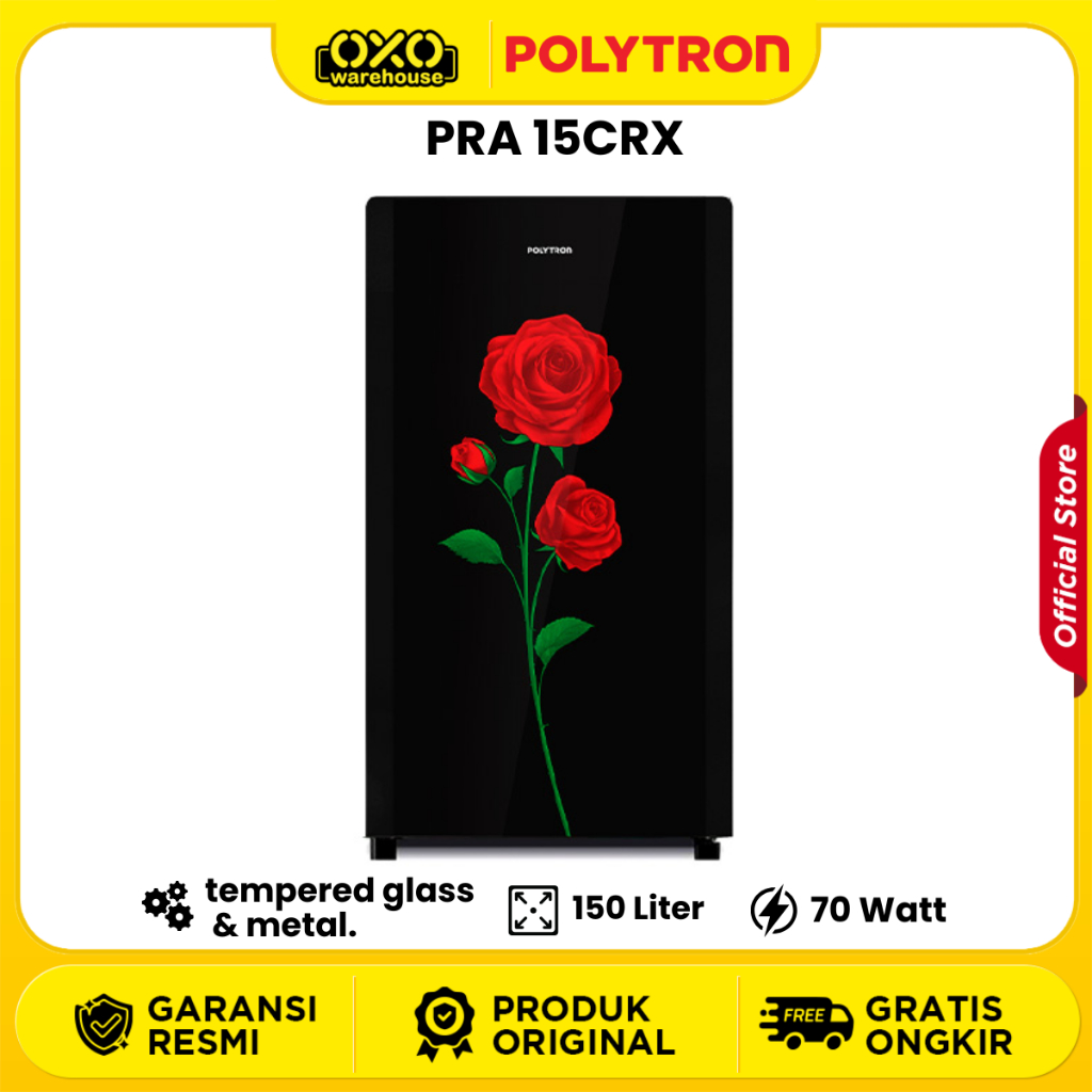 Jual POLYTRON REF 1 Door PRA-15CRX Kulkas 1 pintu Kapasitas 150 Liter ...