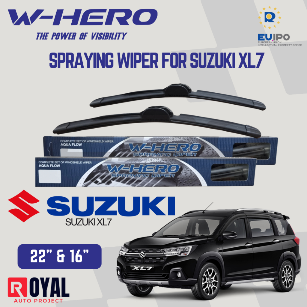 Jual Sepasang Premium Spraying Wiper Mobil Suzuki XL7 size 22" & 16 ...