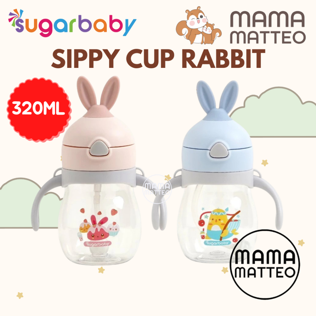 Jual SUGARBABY Tritan Sippy Cup Rabbit 320ml / Botol Gelas Cangkir ...