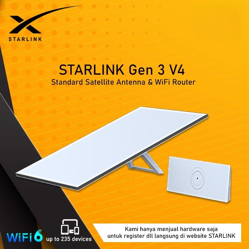 Jual STARLINK Gen 3 V4 Standard Internet Kit WiFi Router Kit Satellite Antenna | Shopee Indonesia