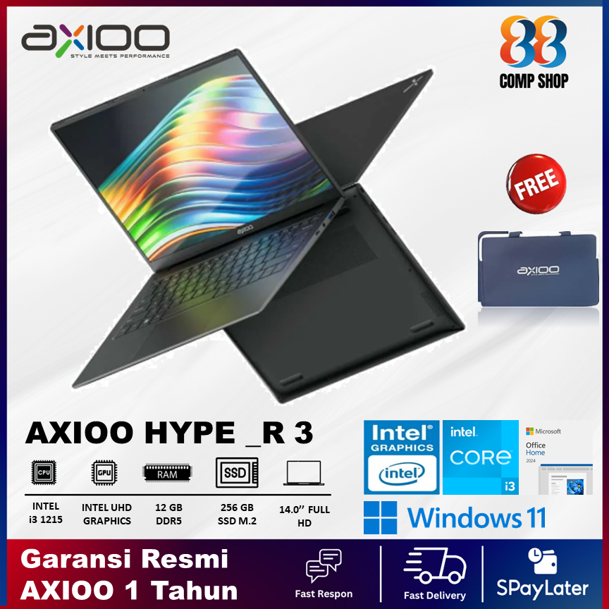 Jual Axioo Hype R3 OLED Core I3 1215 24GB 256GB SSD Windows 11 14.0FHD ...