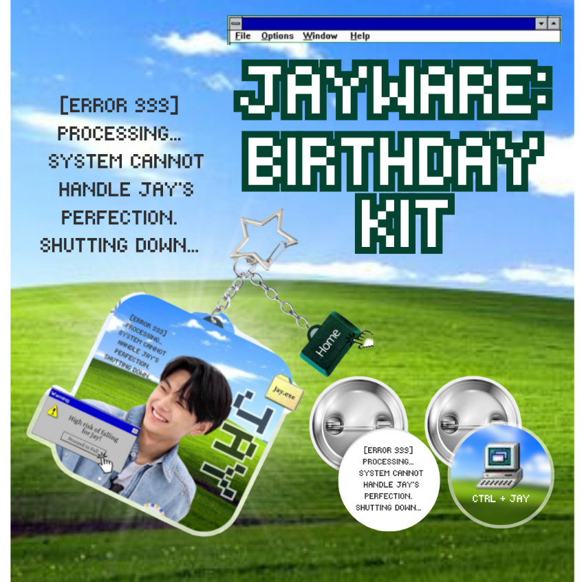 Jual (ready stock) Jay-Ware: Birthday mode; acrylic keychain; pin button error overload ...