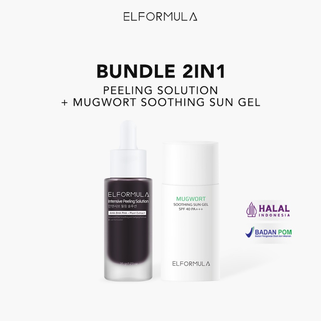 Jual ELFORMULA Bundle 2in1 - Intensive Peeling Solution + Mugwort ...