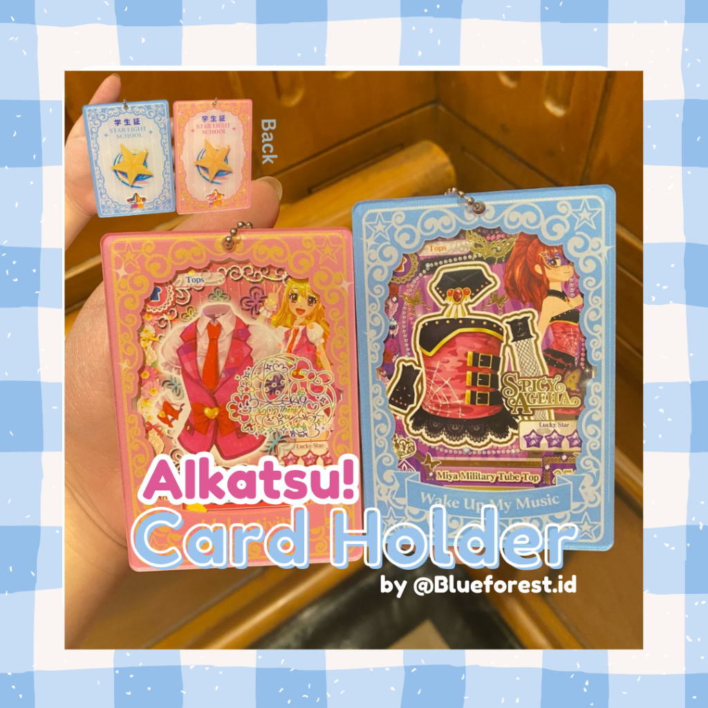 Jual ⋅˚₊‧ READY STOCK‧₊˚ ⋅ Aikatsu ID card inspo card holder | Shopee ...