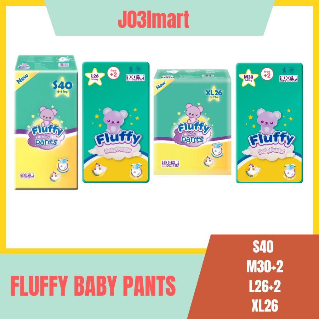 Jual FLUFFY POPOK CELANA S40 M30 L26 XL26 | Shopee Indonesia