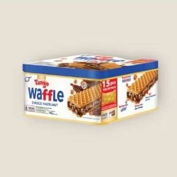 Jual TANGO WAFER WAFFLE CHOCO HAZELNUT KALENG 105GR | Shopee Indonesia
