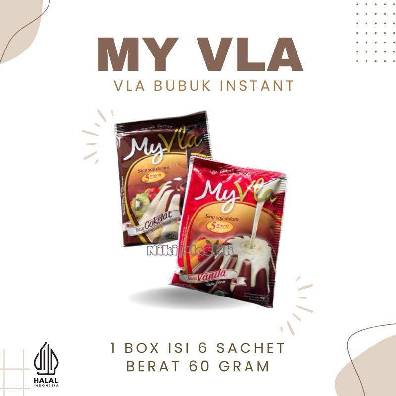 Jual [ECER 1 Pcs] Nutrijell My Vla Forisa Bubuk Vla Instant Sachet ...
