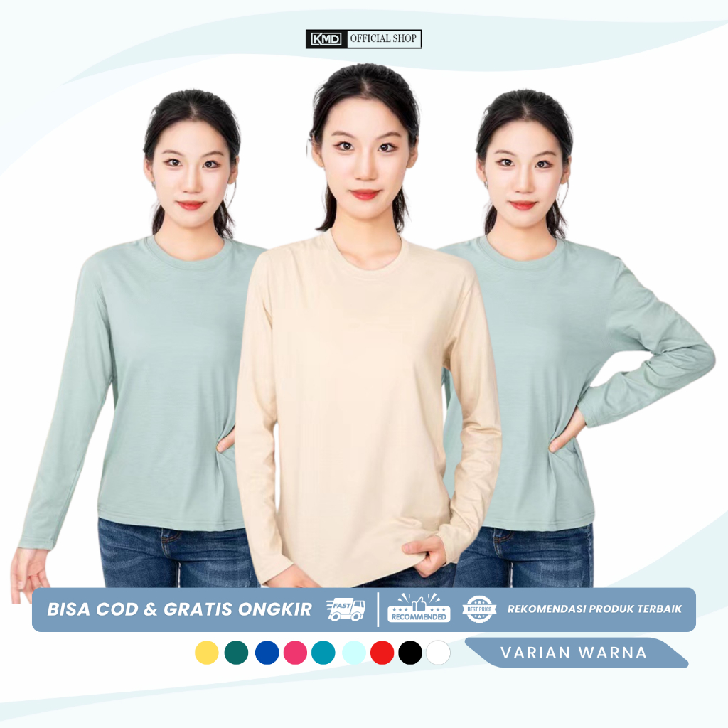 Jual Manset Inner Wanita Dewasa Lengan Panjang Bahan Spandek Premium ...