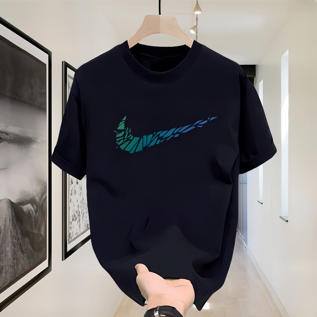 Jual (COD) T Shirt Pria baju kaos pria 100% Cotton Heavyweight Kaos ...