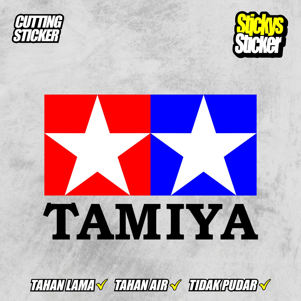 Jual Sticker LOGO TAMIYA cutting sticker LOGO TAMIYA 2 pilihan warna ...