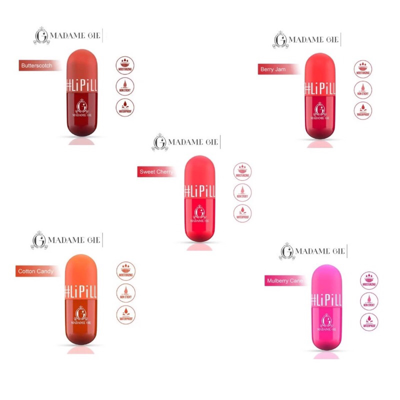 Jual Madame Gie Madame Lip Pill Lip Tint Serum Plumper Make Up | BERRY ...