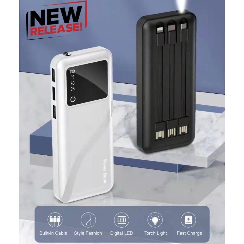 Jual ELITE Galaxy P2 Power Bank 15000mAh 3in1 Built-In Cable Digital ...