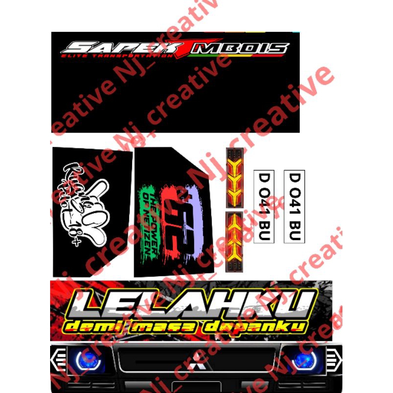 Jual Stiker miniatur l300 N2 (tahan air) | Shopee Indonesia