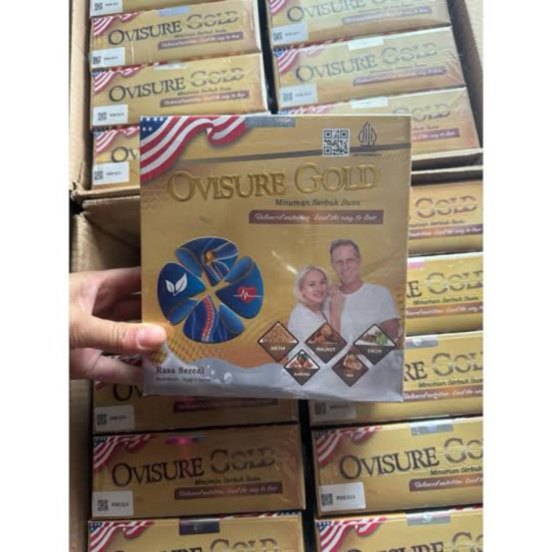 Jual Paket 8 Box Ovisure Gold Susu Kesehatan Tulang dan Sendi ...