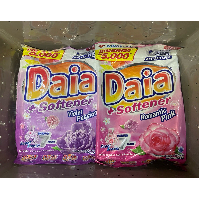Jual lafableue || Daia Deterjen Bubuk + Softener (245gr) | Shopee Indonesia