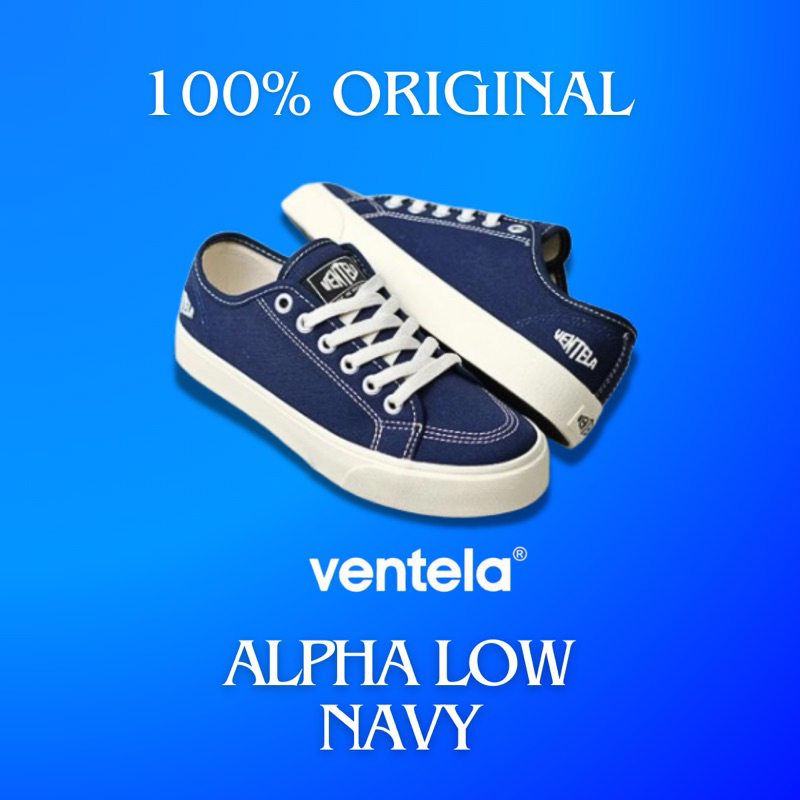 Jual Ventela Alpha Low Navy Original [OFFICIAL ORIGINAL] | Shopee Indonesia