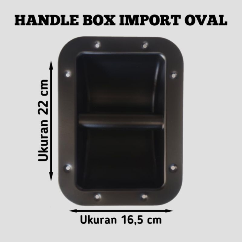 Jual HANDLE BOX SPEAKER LINE ARRAY IMPORT MODEL OVAL UK 22X16 CM BAHAN ...